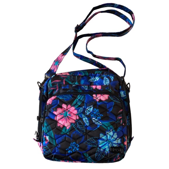 lug | Bags | Lug Ranger Convertible Crossbody Rfid Resort Black Floral ...